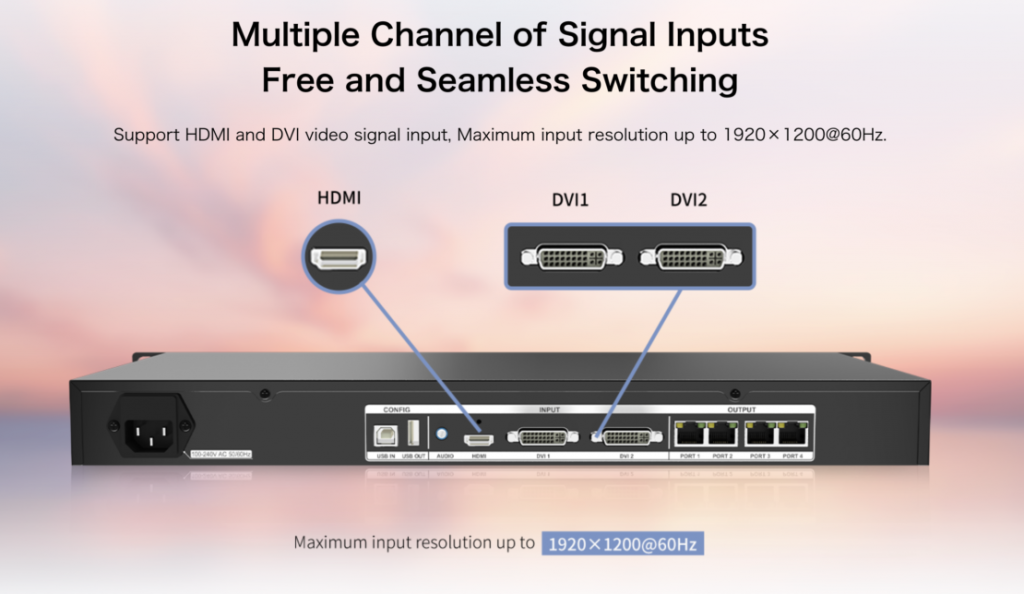 Colorlight X4s Video Processor X4e X4 LED Display Controller Box