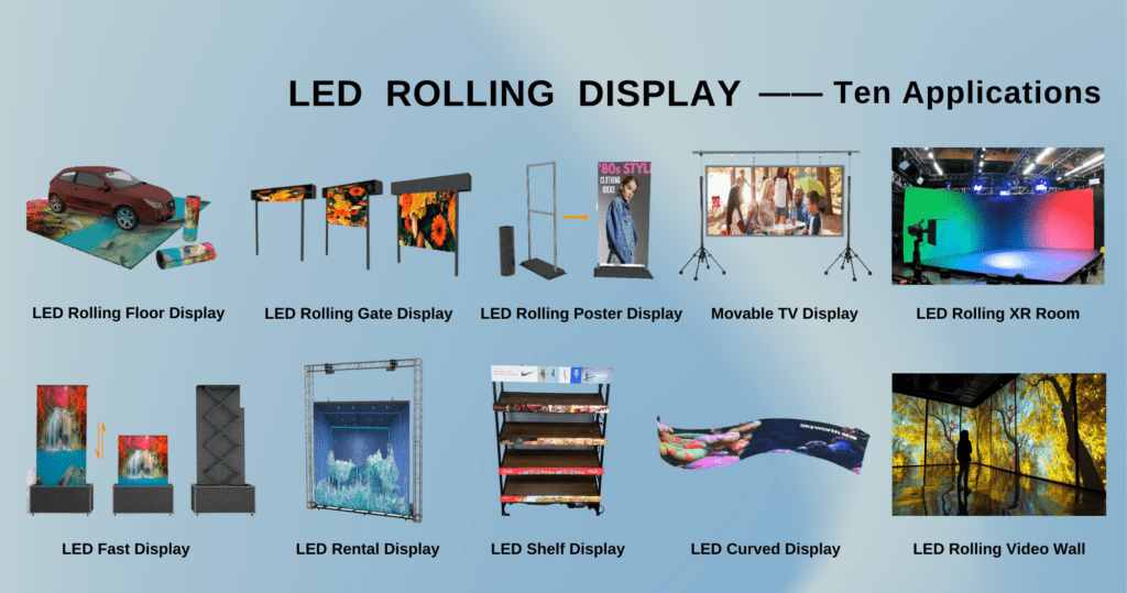 Foldable LED Display | Soft Flexible Roll up Rolling LED Screen