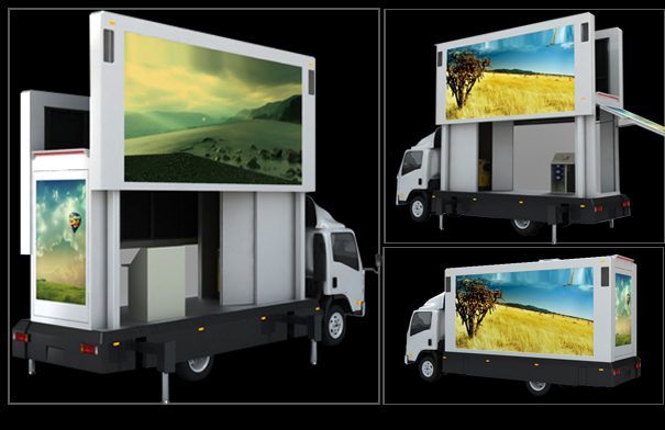 Truck LED Display Vehicles for Sale | Mobile LED Trailer Bus Car