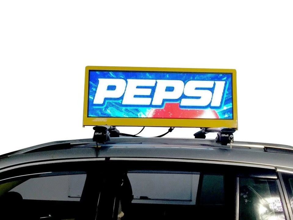 Taxi Top LED Display Sign Board Advertising Manufacturers Supplier