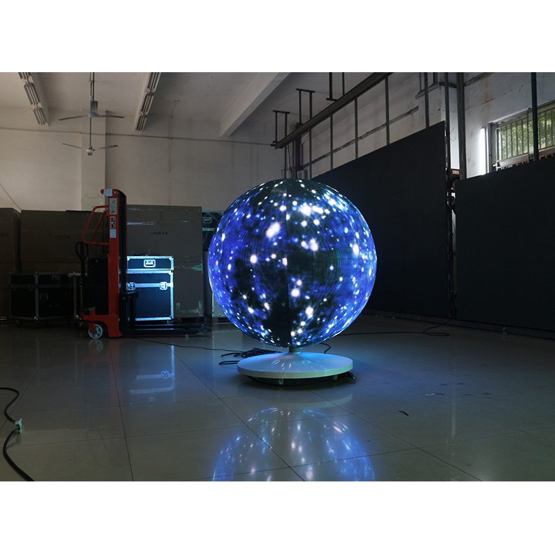 Sphere Spherical LED Screen with a 3D ball shape Display Screen