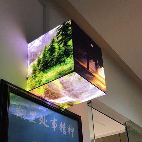 3D Cube LED Sign P2.5 Indoor 5 Faces LED Cube Display Screen