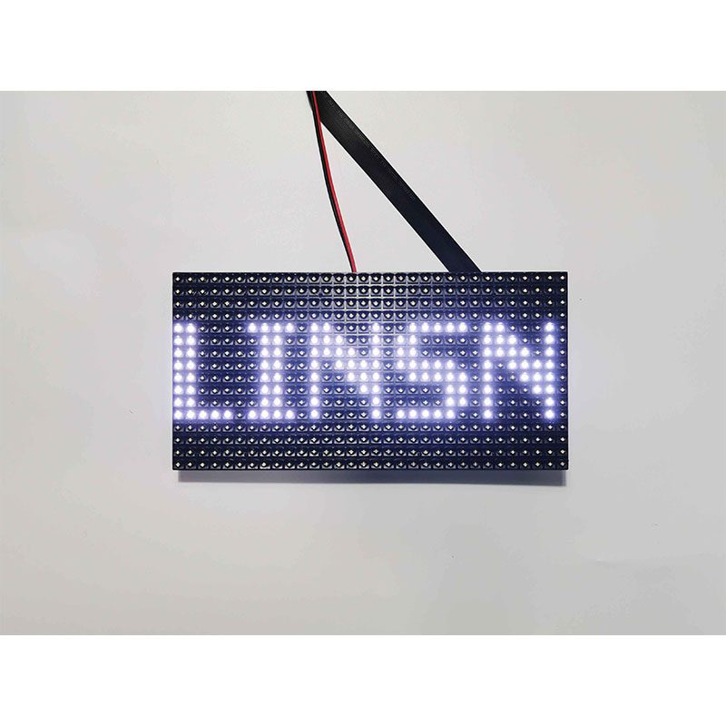 P10 White Color Outdoor LED Module 320x160 DIP546 Epistar LED Chip