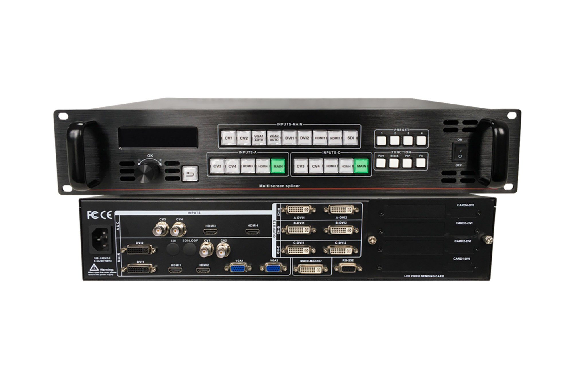 Video Splicing Processor Controller HUIDU HDP902 Multi-Channel System