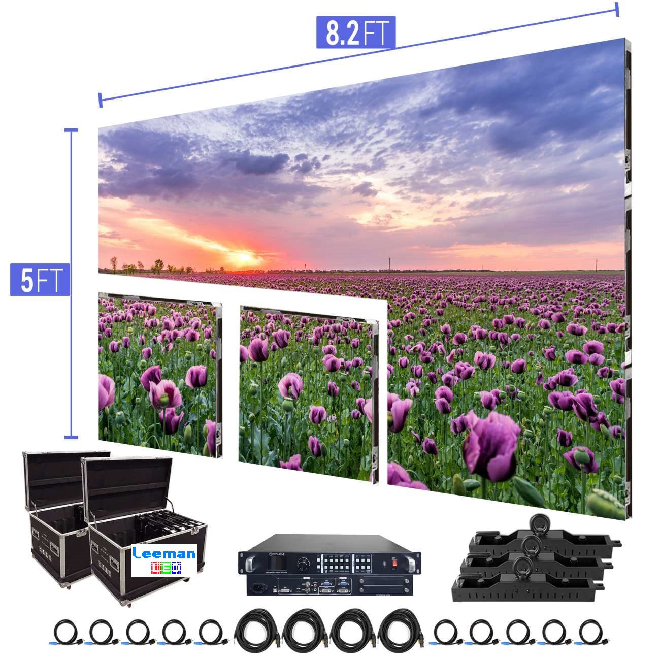 Indoor P3 LED Display Screen 576X576 with P3 LED Module 192x192