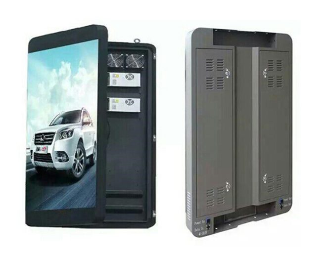 Pole LED Display Outdoor Street Light Pole LED Screen - Leeman