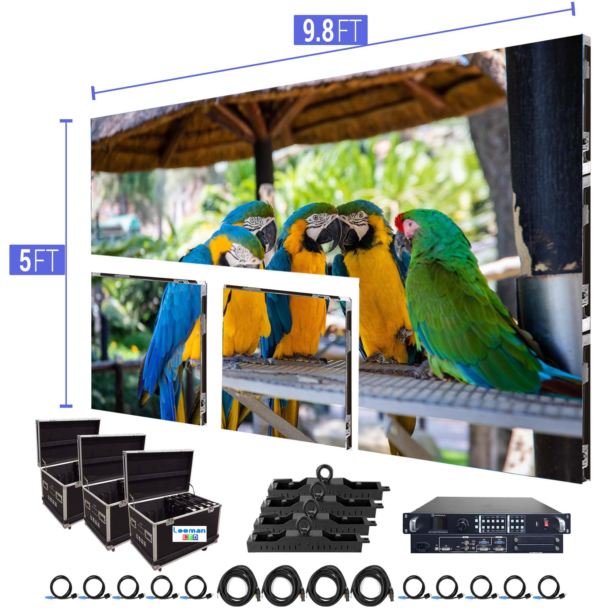 Indoor P4.8 LED Screen 500X500 | P4.8 Rental LED Video Wall Screen