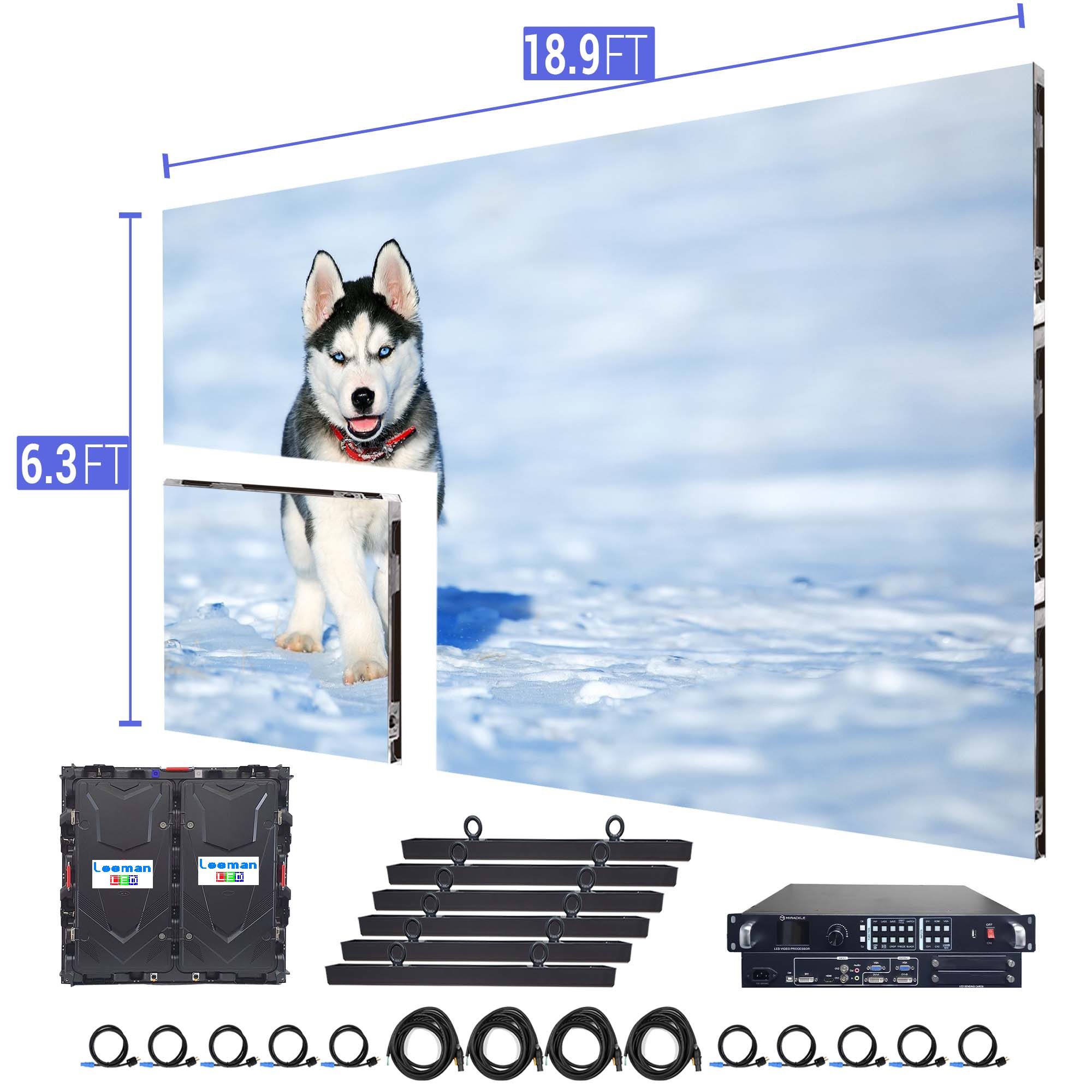 P3.076 Indoor LED Display Panel 960x960 Front Maintenance LED Screen