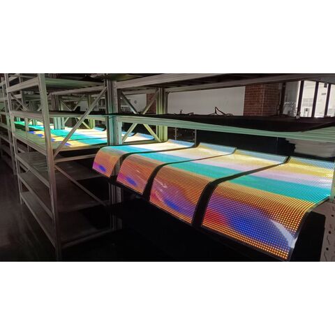 Adhesive LED Film Screen | Flexible Transparent LED Film Display