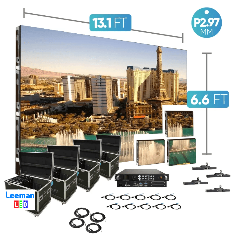 P2.9 Outdoor 500X1000 Renal LED Screen Display LED Module 1000x500