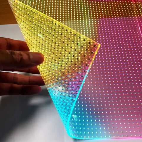 Adhesive LED Film Screen | Flexible Transparent LED Film Display