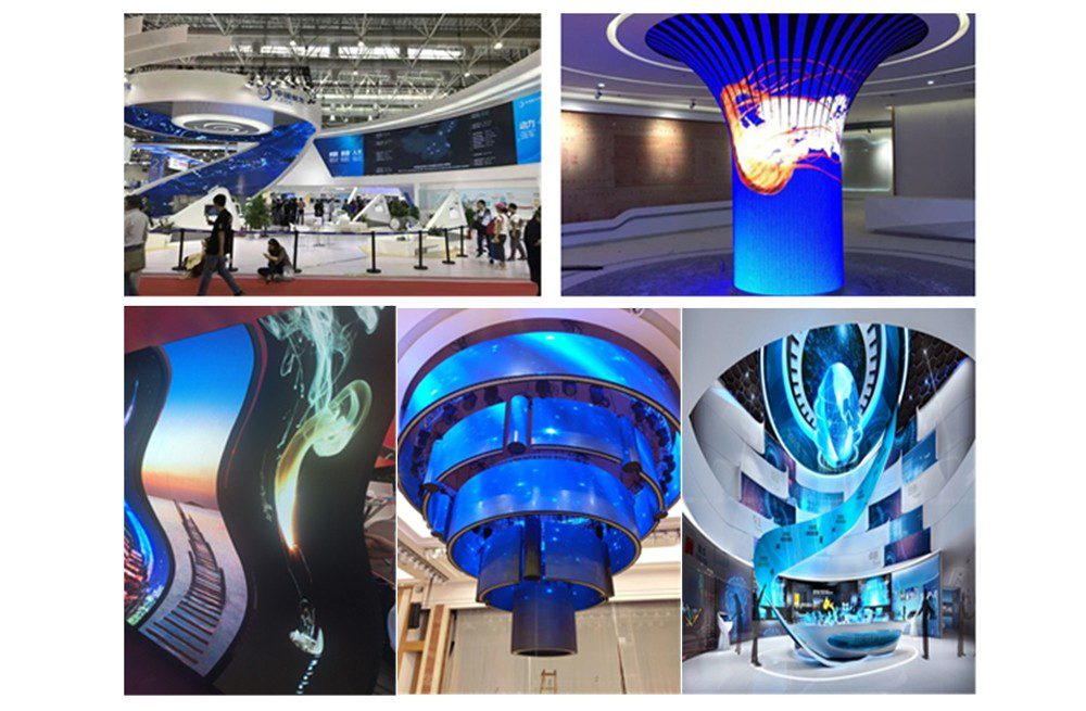 128x256 P2 Flexible LED Screen Indoor Soft LED Module - LeemanLED