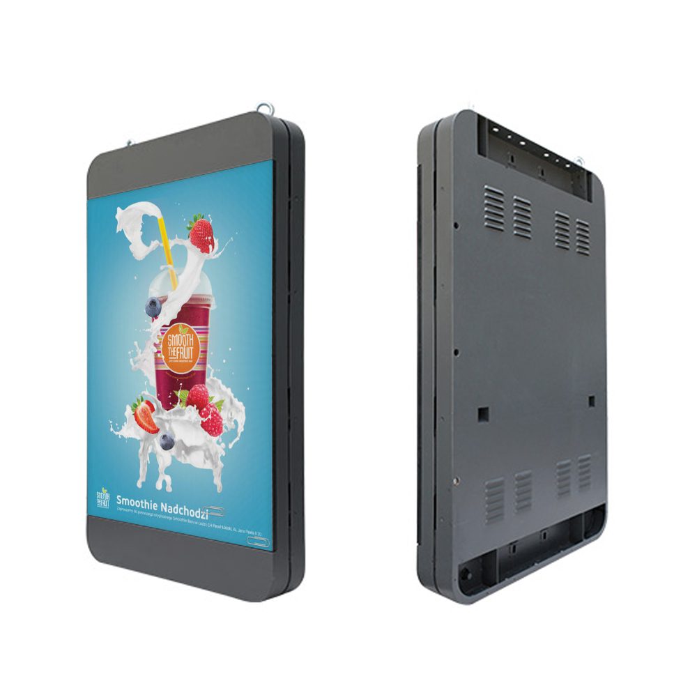 LED Pole Display Sign Outdoor Smart Street Light & CCTV camera