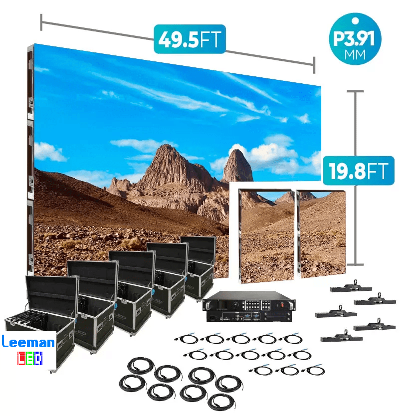 P3.9 P3.91 Outdoor LED Display Screen 500x500mm Rental Price